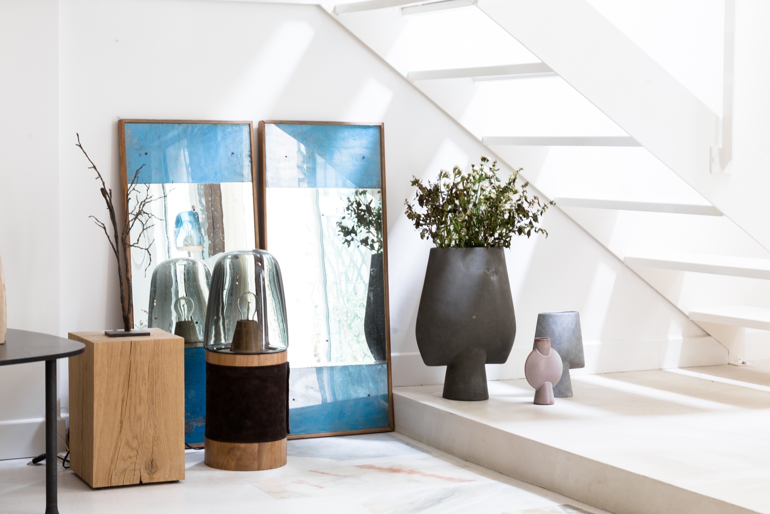 Petite composition bleue par Mathilde Labrouche - Amelie, Maison d'art