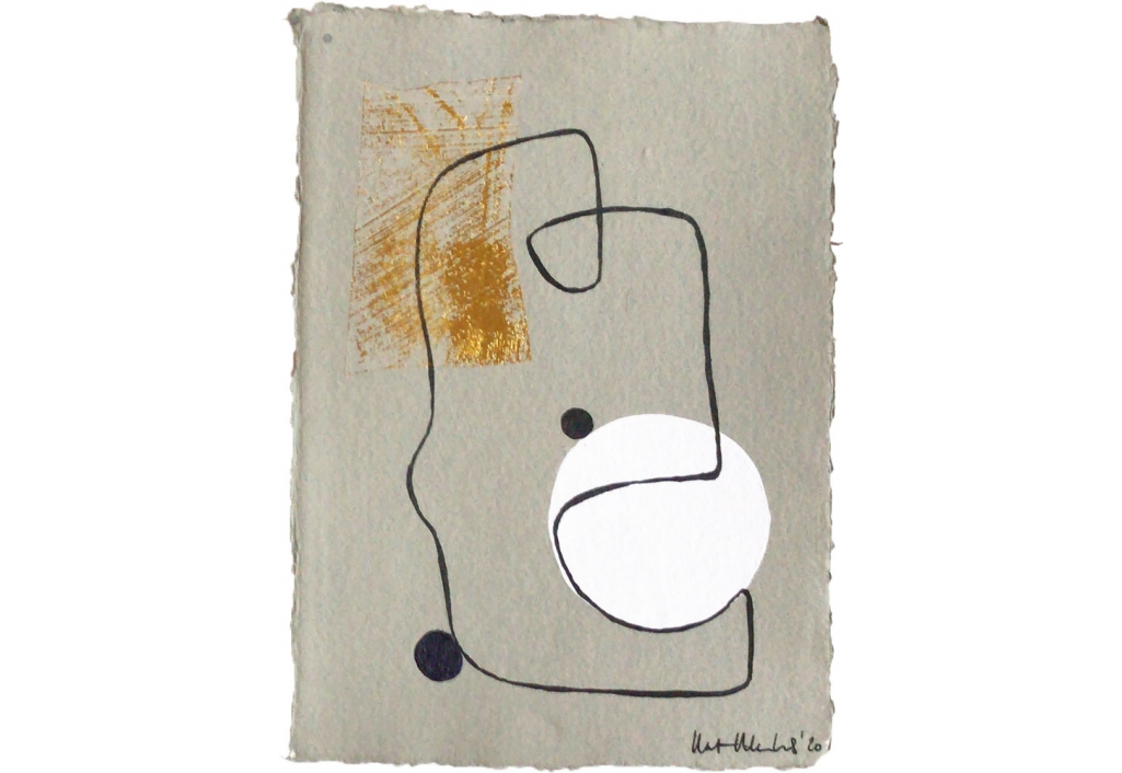 Face forms gold IV par Kat Klerks - Amelie, Maison d'art