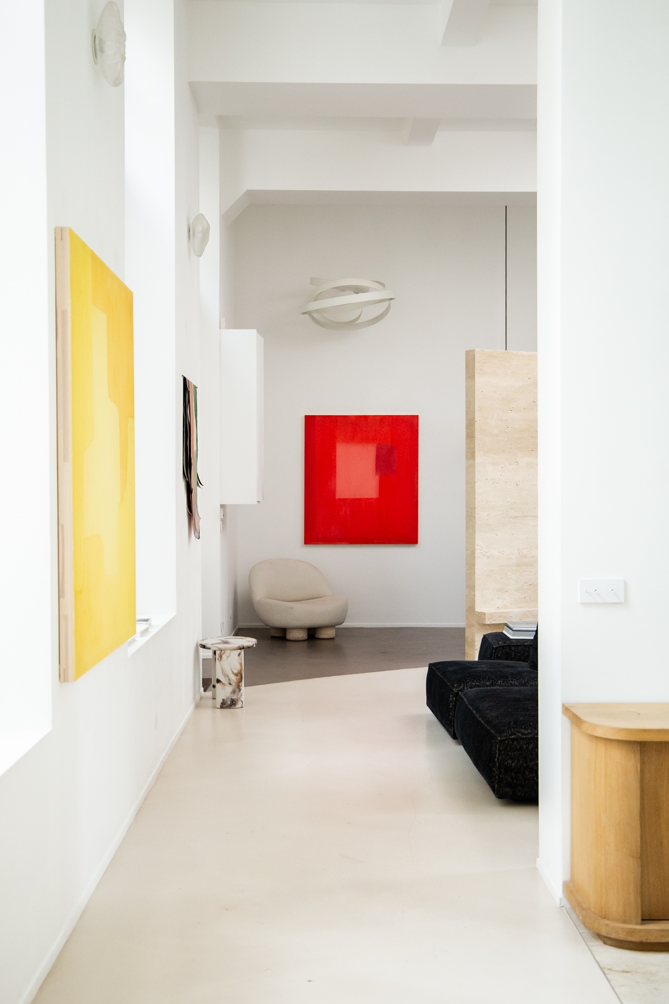 Composition Square - Red variations par Alex De Bruycker - Amelie du ...