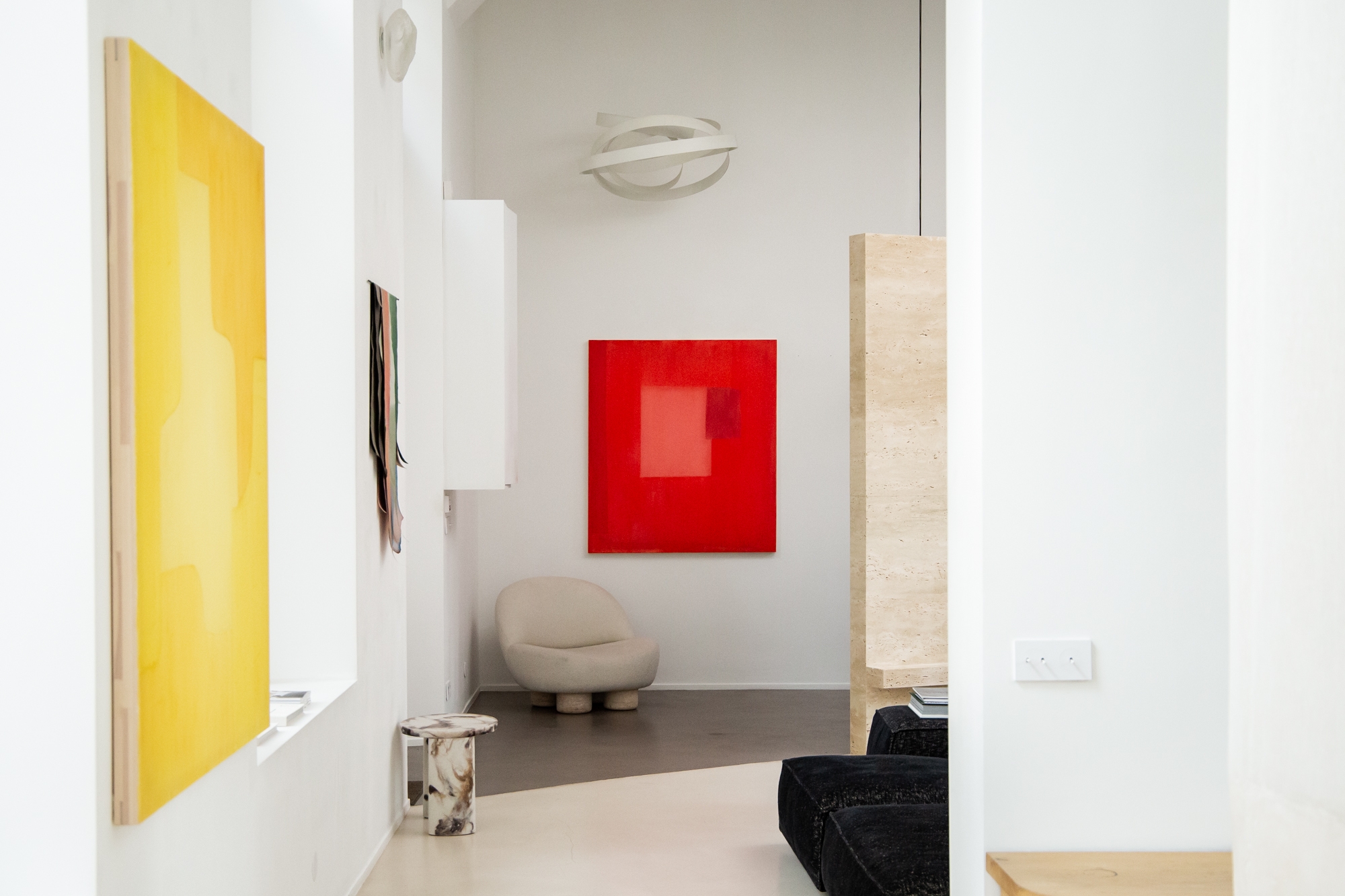 Composition Square - Red variations par Alex De Bruycker - Amelie du ...