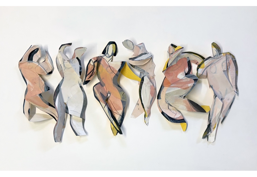 Folded Female Dance of Six par Heidi Lanino - Amelie du Chalard